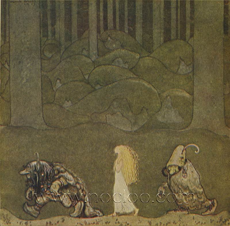John Bauer - Bland Tomtar Och Troll 7