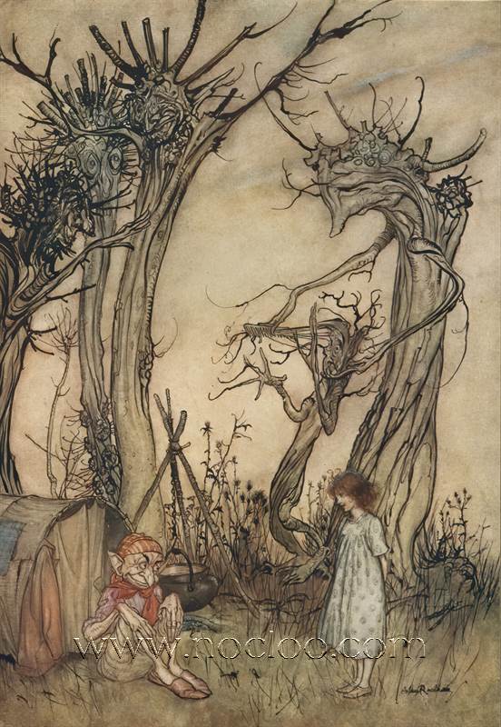 » Arthur Rackham - Illustrations for Mother Goose 1913 | Golden Age ...
