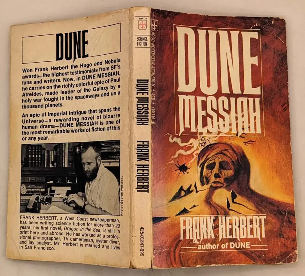 Dune Messiah - Frank Herbert 1970 | 1st PB Edition | nocloo Rare Books
