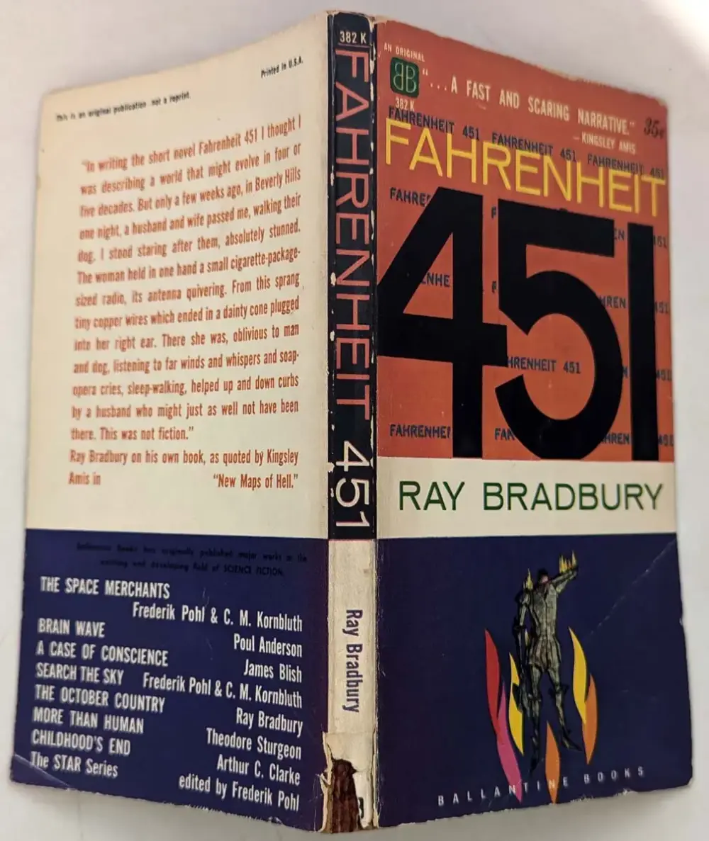 Fahrenheit 451 - Ray Bradbury 1953 | 1st PB Edition | nocloo Rare Books