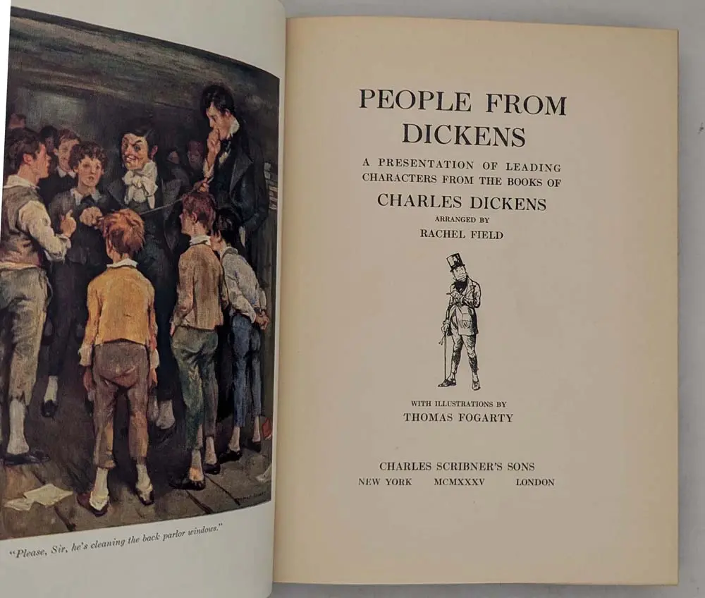 People from Dickens - Rachel Field 1935; Illus. Thomas Fogarty | 1st ...