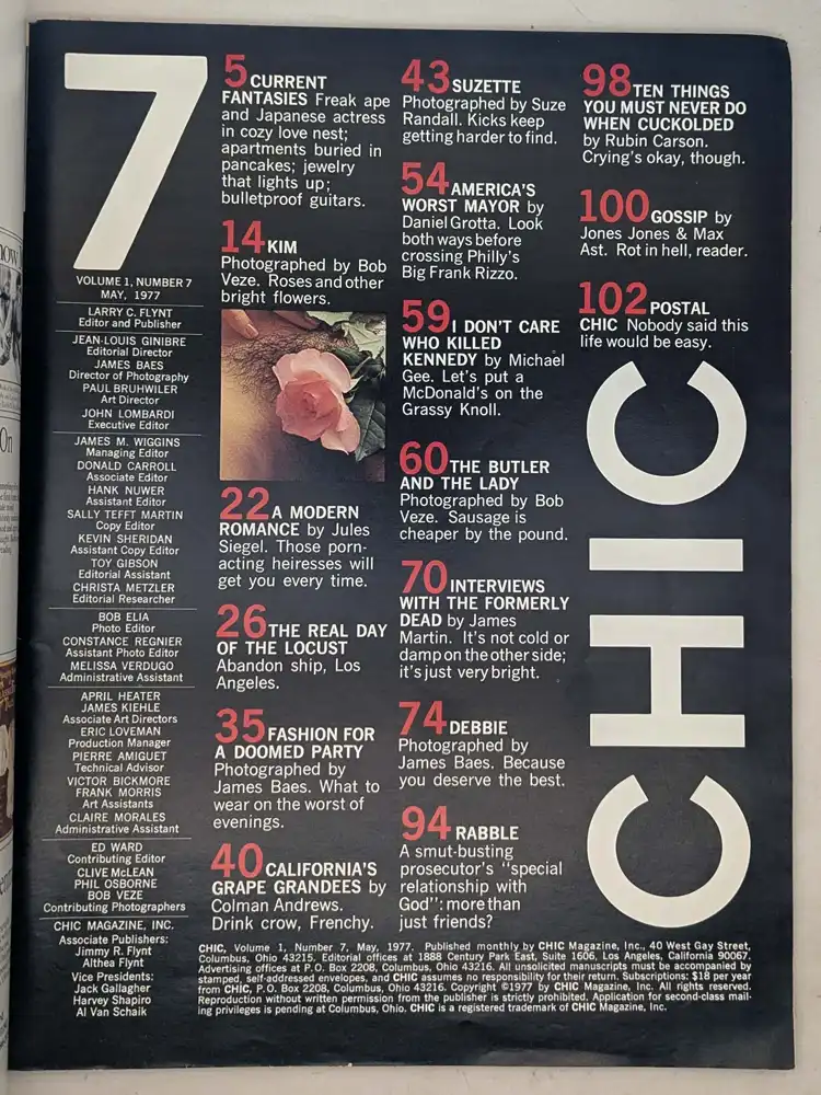 Chic Vintage Adult Magazine - May 1977 | nocloo Rare Books