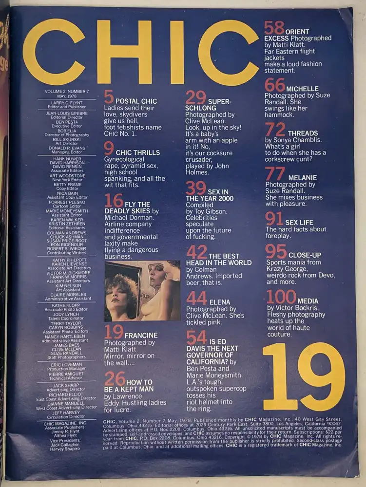 Chic Vintage Adult Magazine - May 1978 | nocloo Rare Books